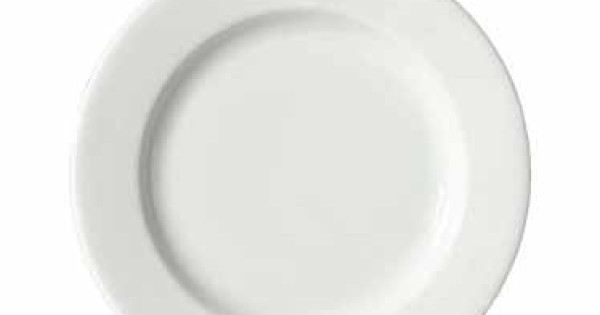 ΠΙΑΤΟ ΠΟΡΣΕΛΑΝΗΣ ΣΤΡΟΓΓΥΛΟ ΛΕΥΚΟ ΦΕΤΑΣ 15cm