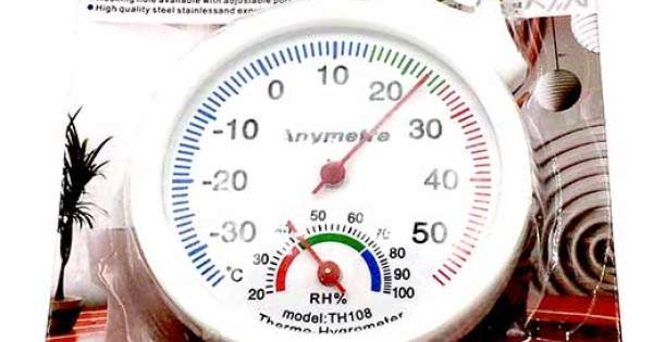 ΘΕΡΜΟΜΕΤΡΟ / ΥΓΡΟΜΕΤΡΟ ΑΝΑΛΟΓΙΚΟ ΠΛΑΣΤΙΚΟ
